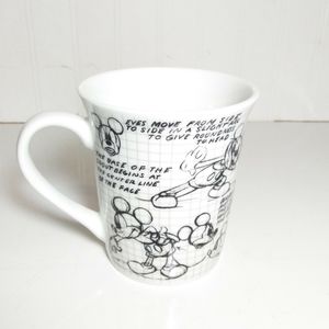 Disney | Dining | Disney Mickey Mouse Sketch 2 Set Mugs New | Poshmark